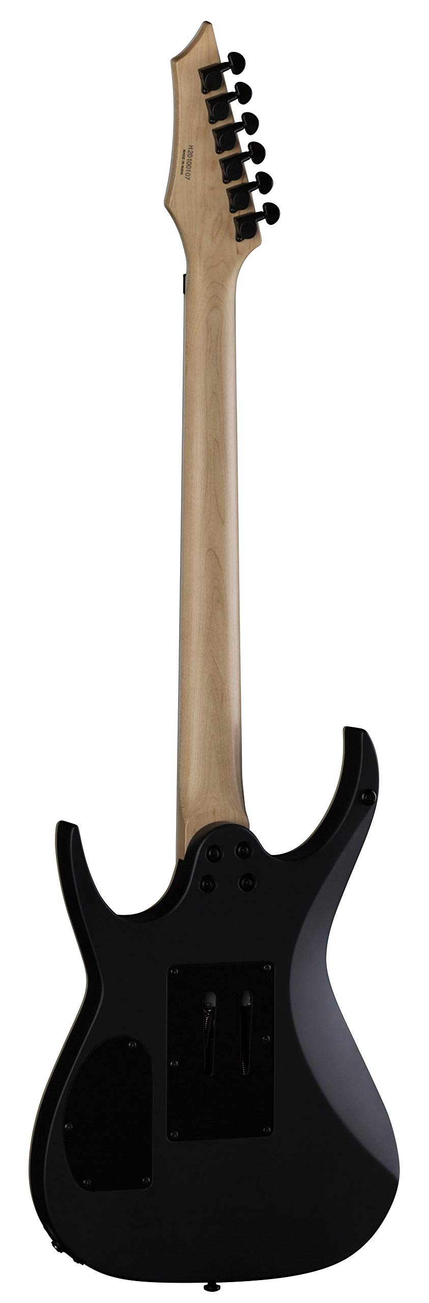 Dean Guitars 6 String Exile X Floyd Electric Guitar, Black Satin, Right, (EXILEX F BKS)