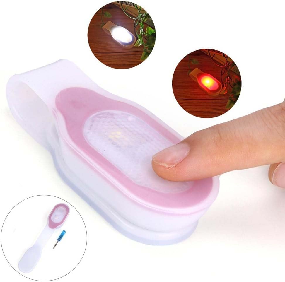 ALONEFIRE Nightlight Nursing Night Light LED Clip on Flashlight Hands Free 3 Modes Safety Light Magnetic Surfaces Emergency with Mini Screwdriver for Clothing Home Dog Walking Running Hiking