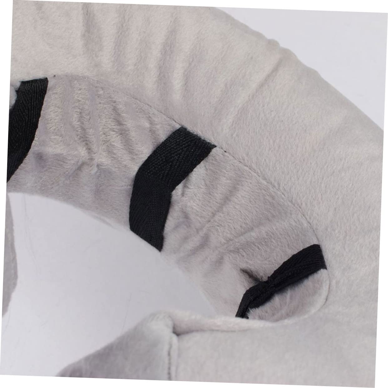 Inflatable Dog Ring Neck Cover Surgery Cats After for Puppy Blue Pet Collar Adjustable Size Soft Recovery Head Dogs Cone S (Color : Grey, Size : S)