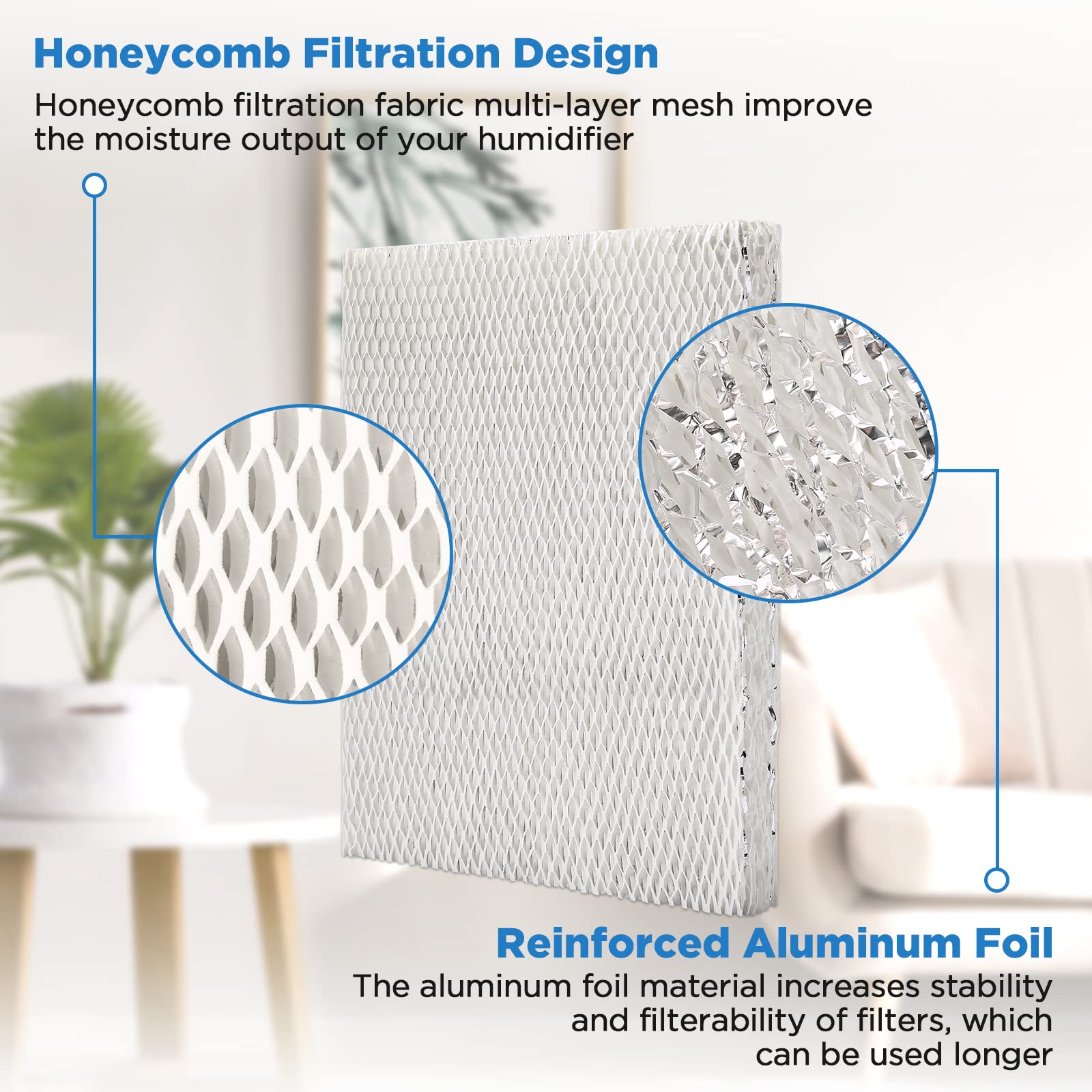 Freeboy Paper 35 Water Panel Humidifier Filter Replacement for Aprilaire 35 350, 360, 560, 560A, 568, 600, 700, 760, 768 Humidifiers, 10" W x 13" H - 2 Pack