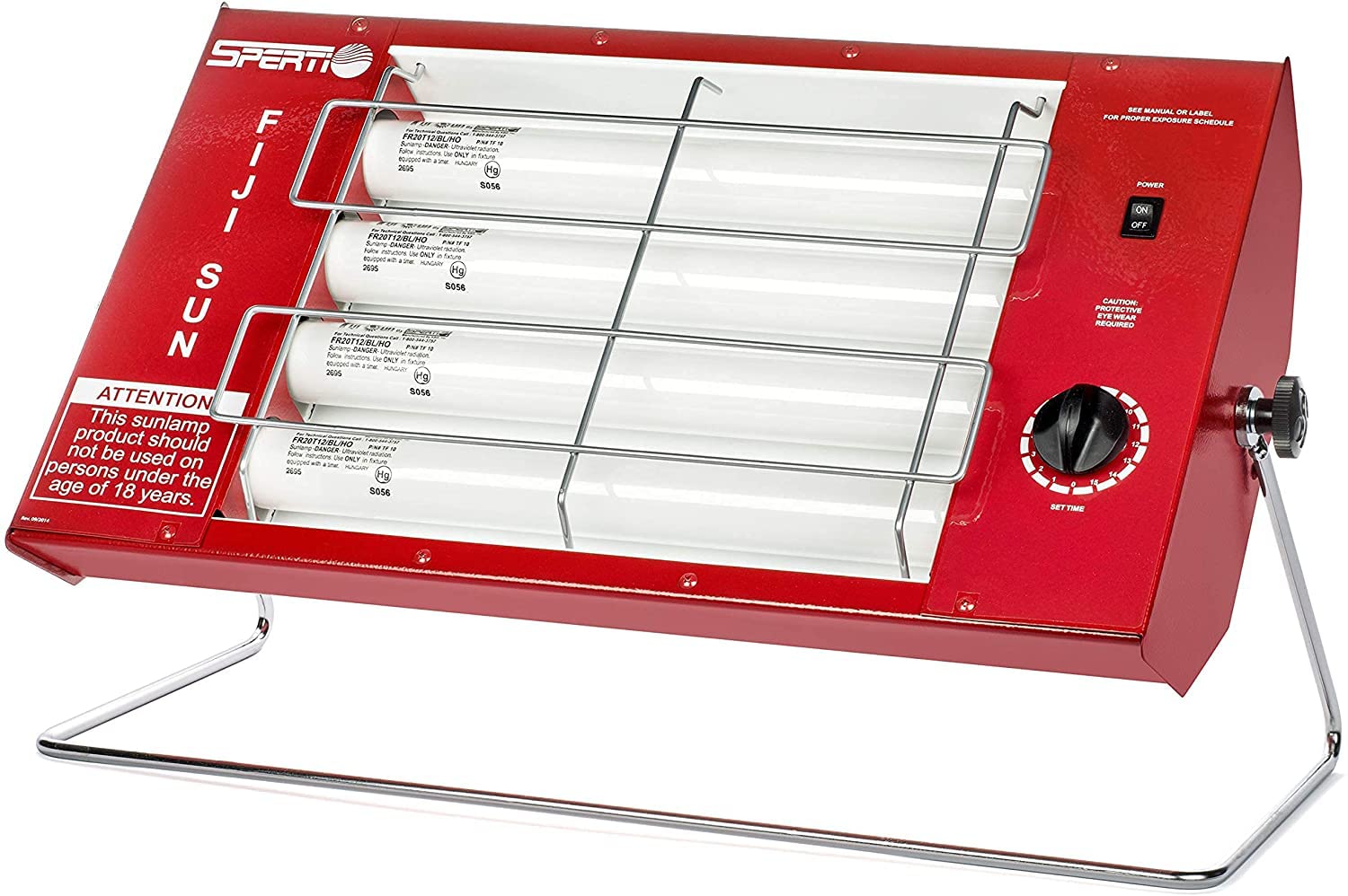 Sperti Maintain Your Summer Tan All Year, Fiji Sun Indoor Tanning Lamp, Adjustable, FDA Cleared, Auto Timer, Full 7 Year Warranty, Trusted USA Company, 50K Sold!