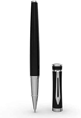 Wordsworth & Black Gel Rollerball Pen [Black Chrome], Journaling, Note-Taking, Business, Professional, Executive Writing Pens; Perfect Roller Ball Pen Gift for Men and Women
