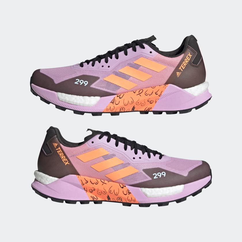 adidas TERREX Agravic Ultra BCA Trail Running Shoes Men's, Purple, Size 8