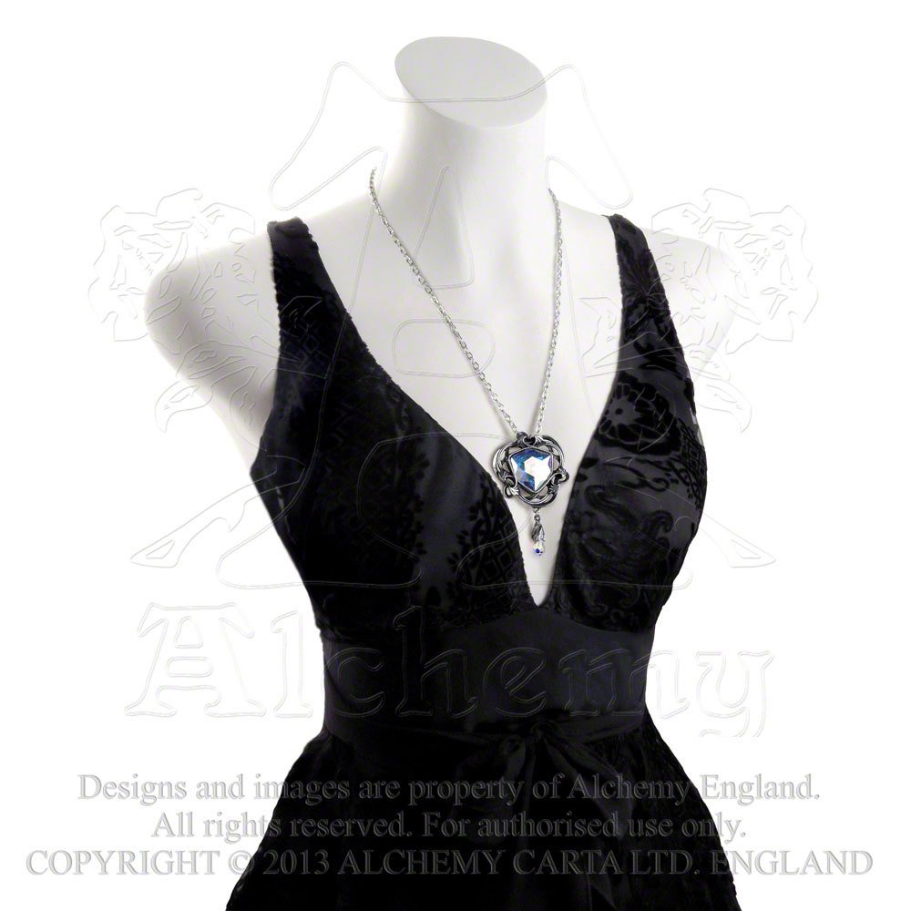 Alchemy Gothic Halloween Party Jewelry Empyrian Eye: Tears From Heaven Pendant