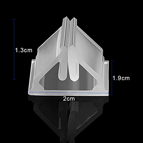 Dong Huang 50pcs Clear Game Card Stands Plastic Game Piece Holder for DIY Board Game Party Favor