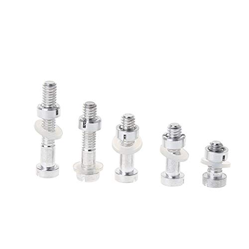 ANG-puneng M2.5 Screw Bolt Nut Washers Set Turntable Headshell Cartridge Stylus Mounting Vinyl LP Record Player