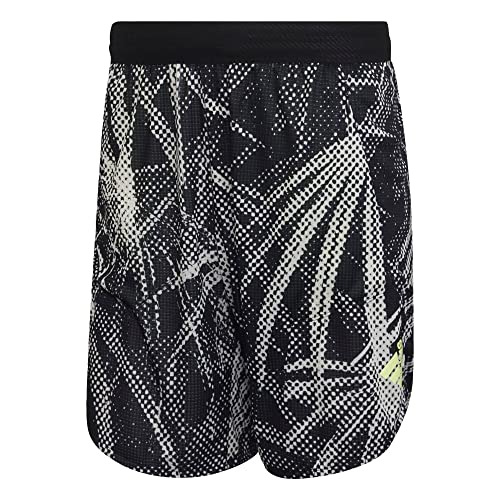 adidas Men's Designed 4 Training Heat.RDY Graphic High Intensity Shorts, Black/White, Medium