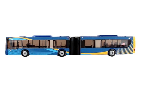 Daron MTA New York City Bus 16" Articulated Bus RT8571 Toy, Blue , Brown