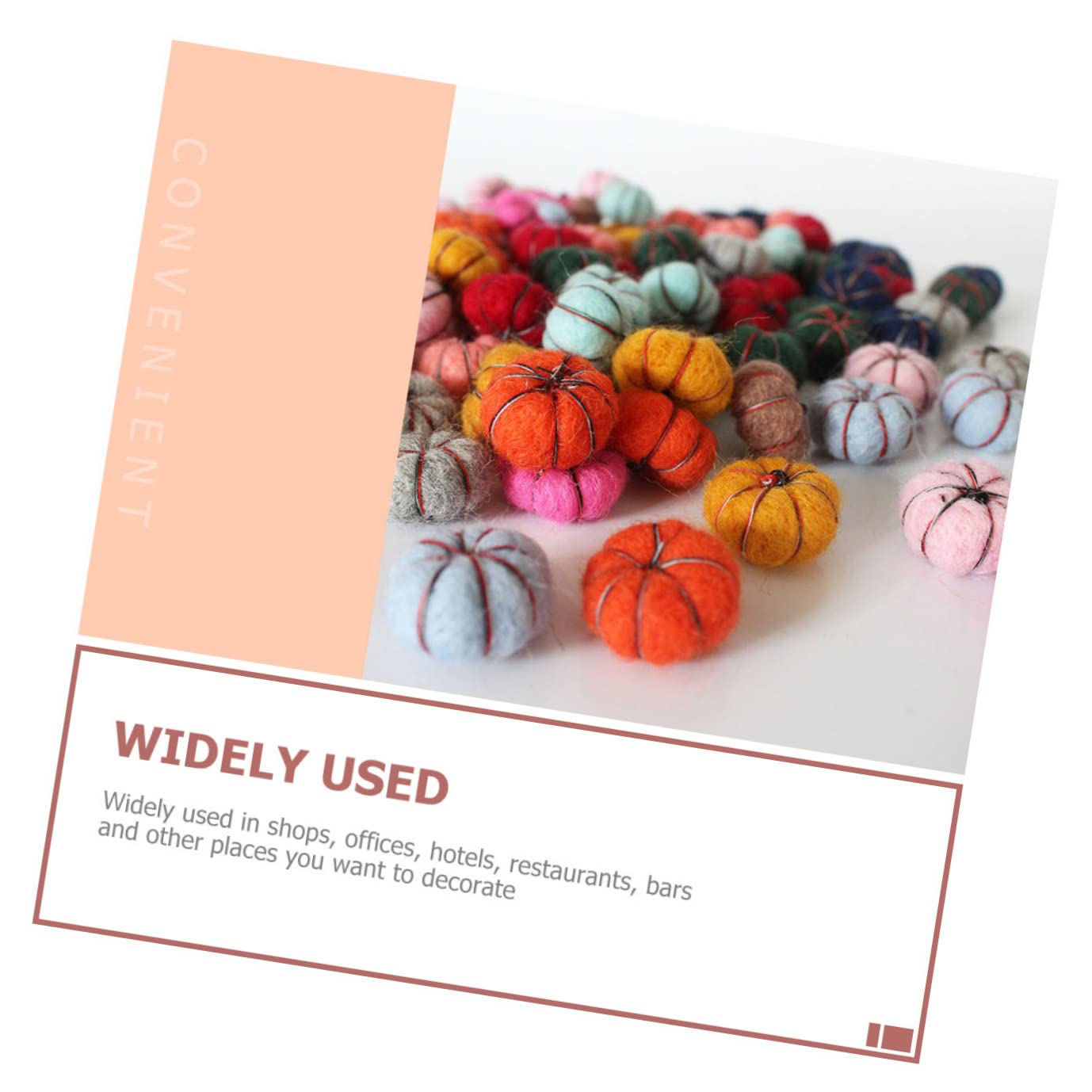 Abaodam 12pcs Felt Pumpkins Artificial Gourds and Pumpkins Pumpkin Table Centerpieces Artificial Pumpkins for Crafts Fall Party Ornament Thanksgiving Party Supplies Foam Accessories Autumn