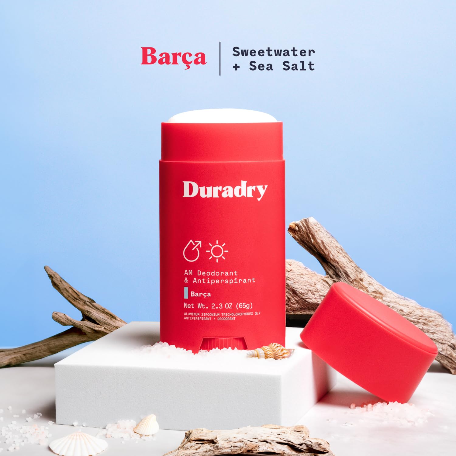 Duradry AM Deodorant & Antiperspirant - Deodorant for Hyperhidrosis, Antiperspirant for Women & Men, Armpit Sweat Protection, Silicone-free - End Game, 2.3 Oz (Pack of 1)