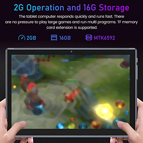 AZXY Tablet Laptop for Kids, 10 Inch Android Tablet with 1080P IPS High Definition Screen, 2GB+16GB WiFi Bluetooth Voice Call Game Video Learning Tablet 4000mAh Android 5.1 System