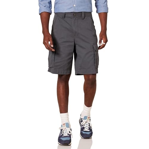 Amazon Essentials Men's Classic-Fit Cargo Short (Available in Big & Tall), Grey, 29