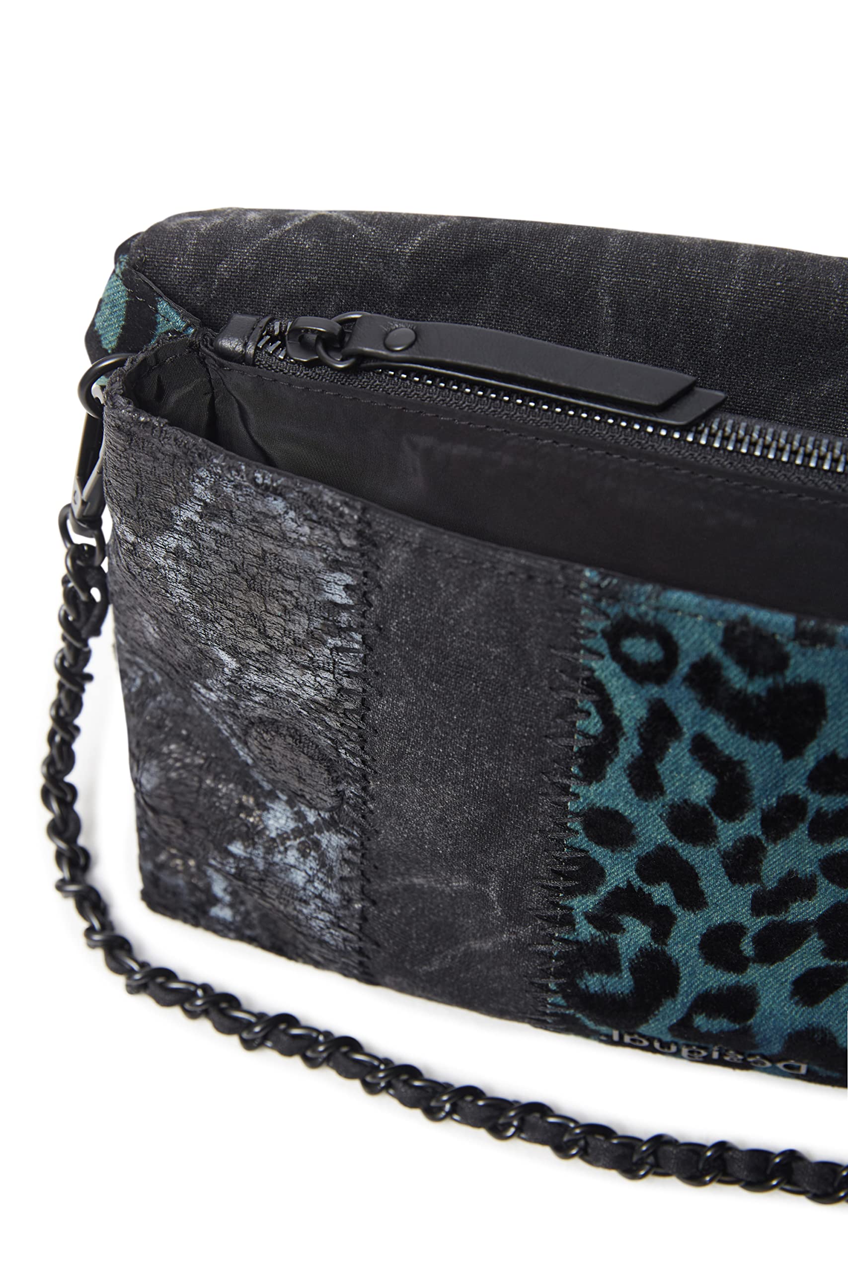 Desigual womens Across Body Bag, Black, U US