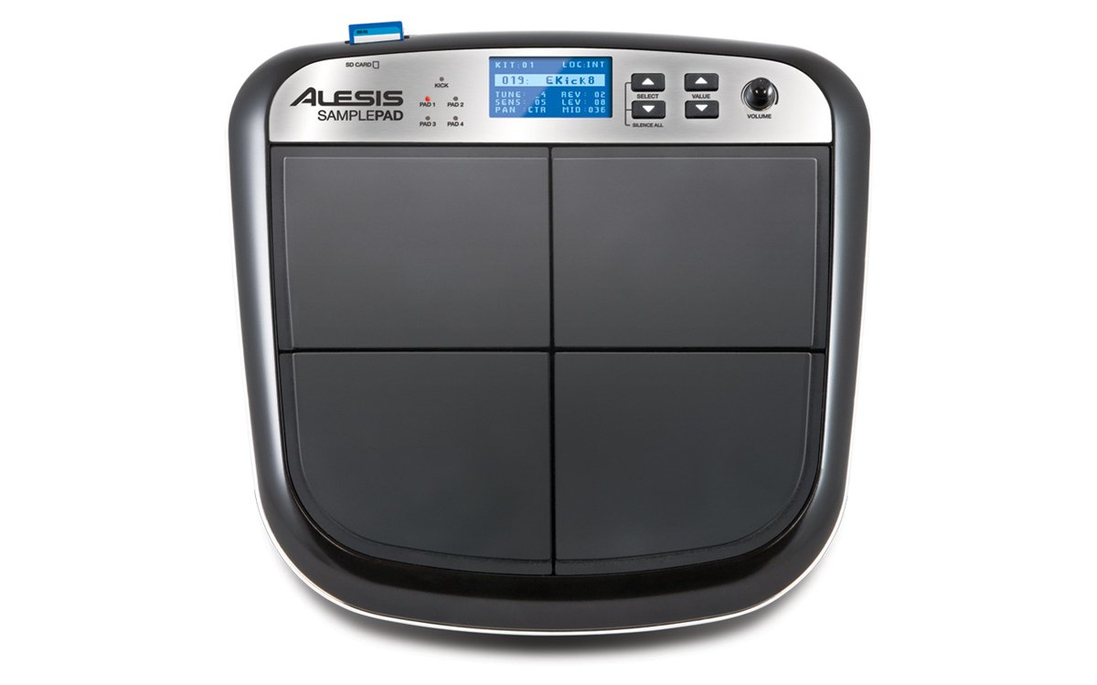 Alesis SamplePad | Compact 4-Pad Electronic Drum and Sample Instrument [2012 model]