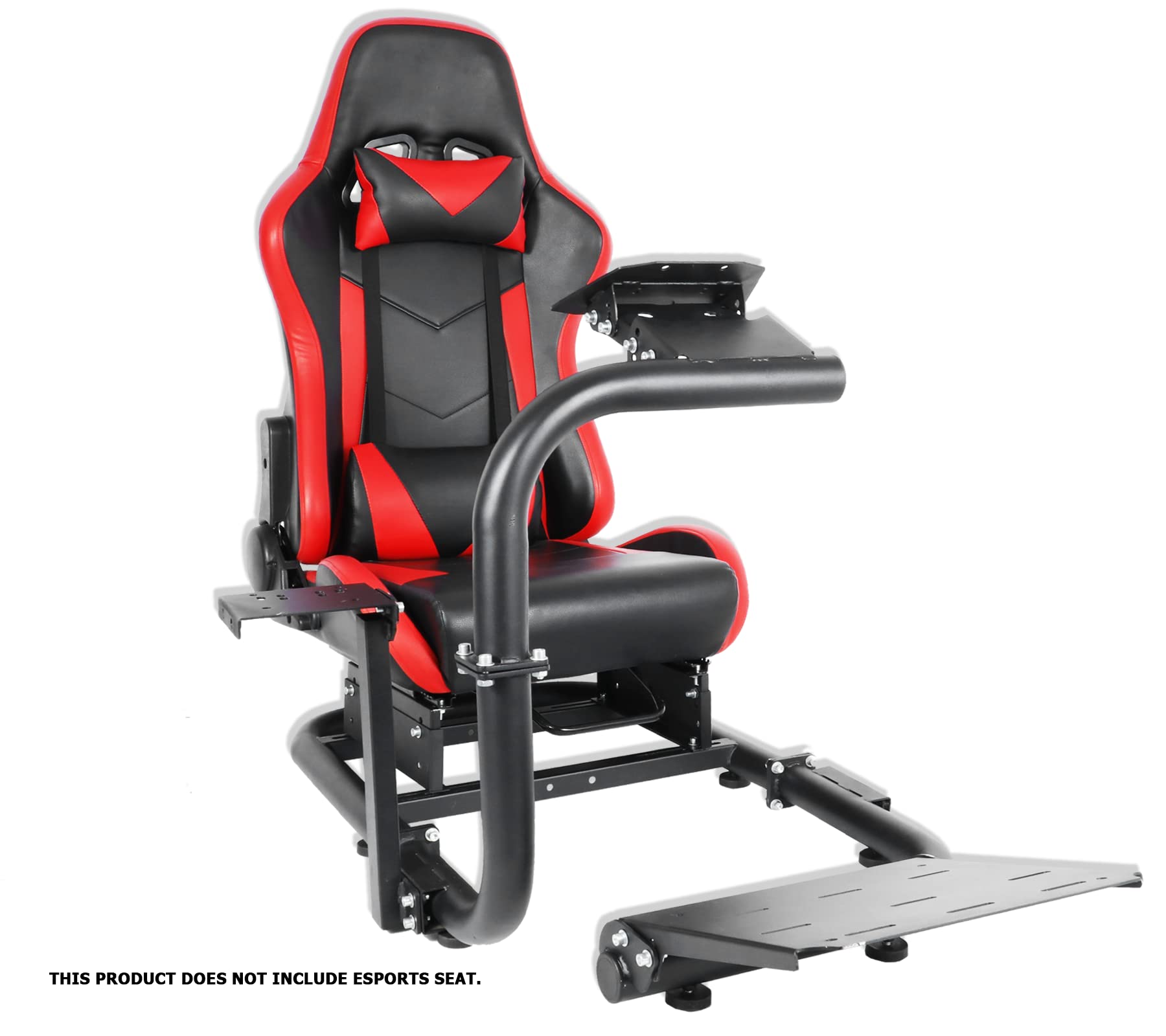 Anman Muscular Simulator Cockpit/Gear Shifter Mount/Fits for Logitech Thrustmaster Fanatec/Pro Adjustable Driving Racing Wheel Stand/Steering Wheel Pedal Seat Not include