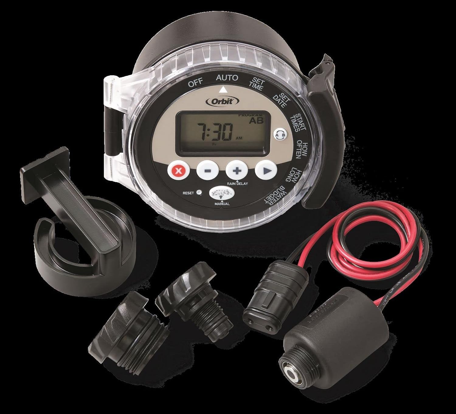 Orbit 57860 Battery Operated Sprinkler Timer with Valve 2-Pack