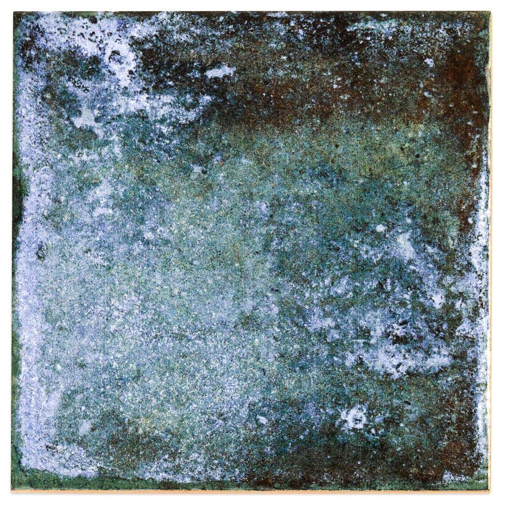 Angela Harris Blue 8 in. x 8 in. Polished Ceramic Wall Tile (25 Pieces 10.76 Sq. Ft. / Box)