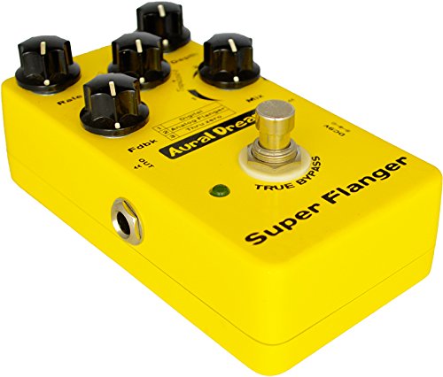 Aural Dream Super Flanger Guitar Effect Pedal provides 3 Flanger effects and 6 modulation waveforms,True Bypass