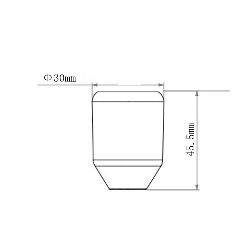 Arcade Joystick Clear Bullet Topball Top ball Handle For Sanwa JLF-TP-8YT joystick Seimitsu Pro Edition Stick (Clear purple)