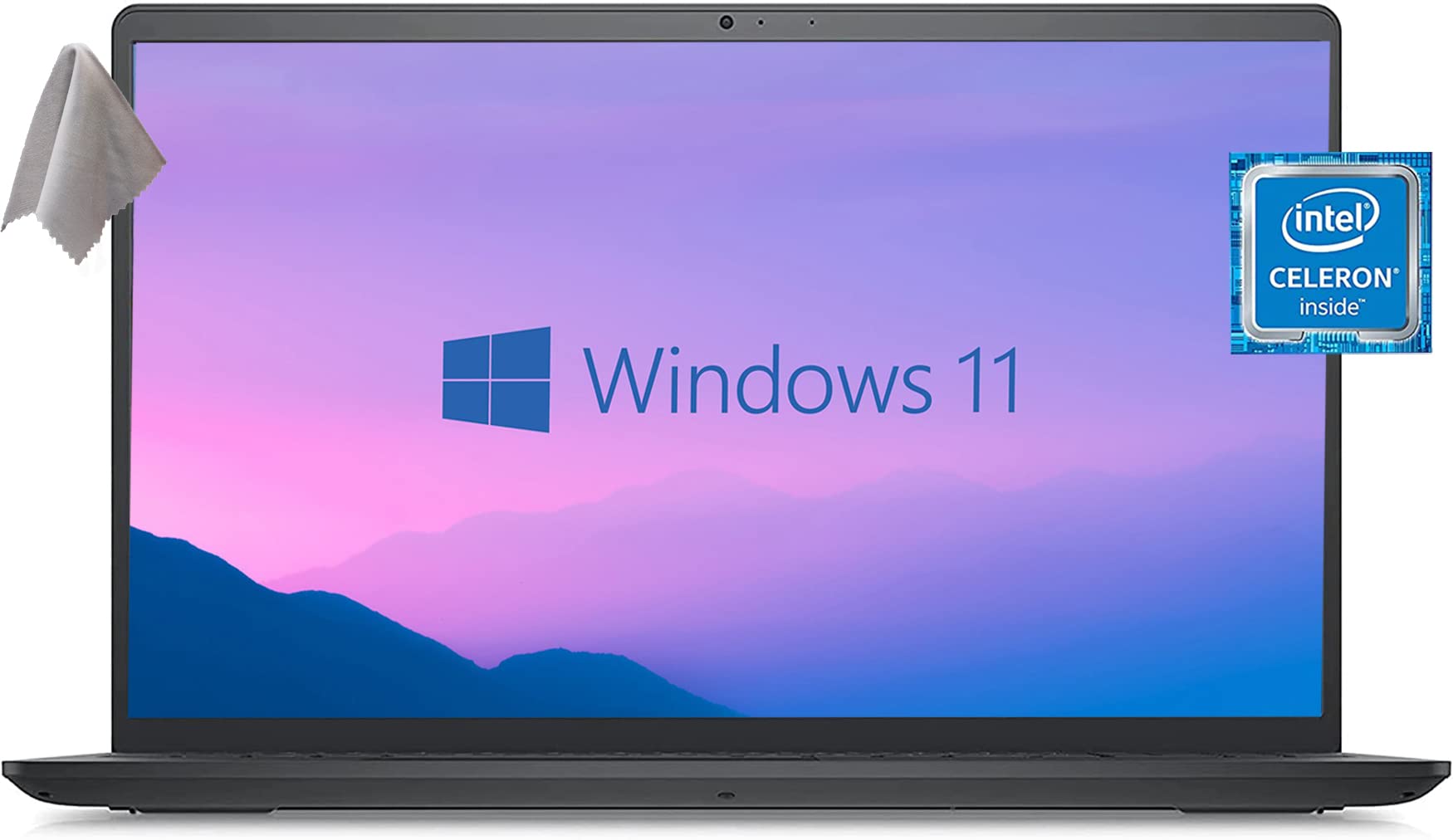 Dell Newest Inspiron 3510 Laptop, 15.6" HD Display, Intel Celeron N4020 (4MB Cache, up to 2.8 GHz), 16GB DDR4 RAM, 1TB PCIe SSD, Webcam, WiFi, HDMI, Bluetooth, Windows 11 with JAWFOAL