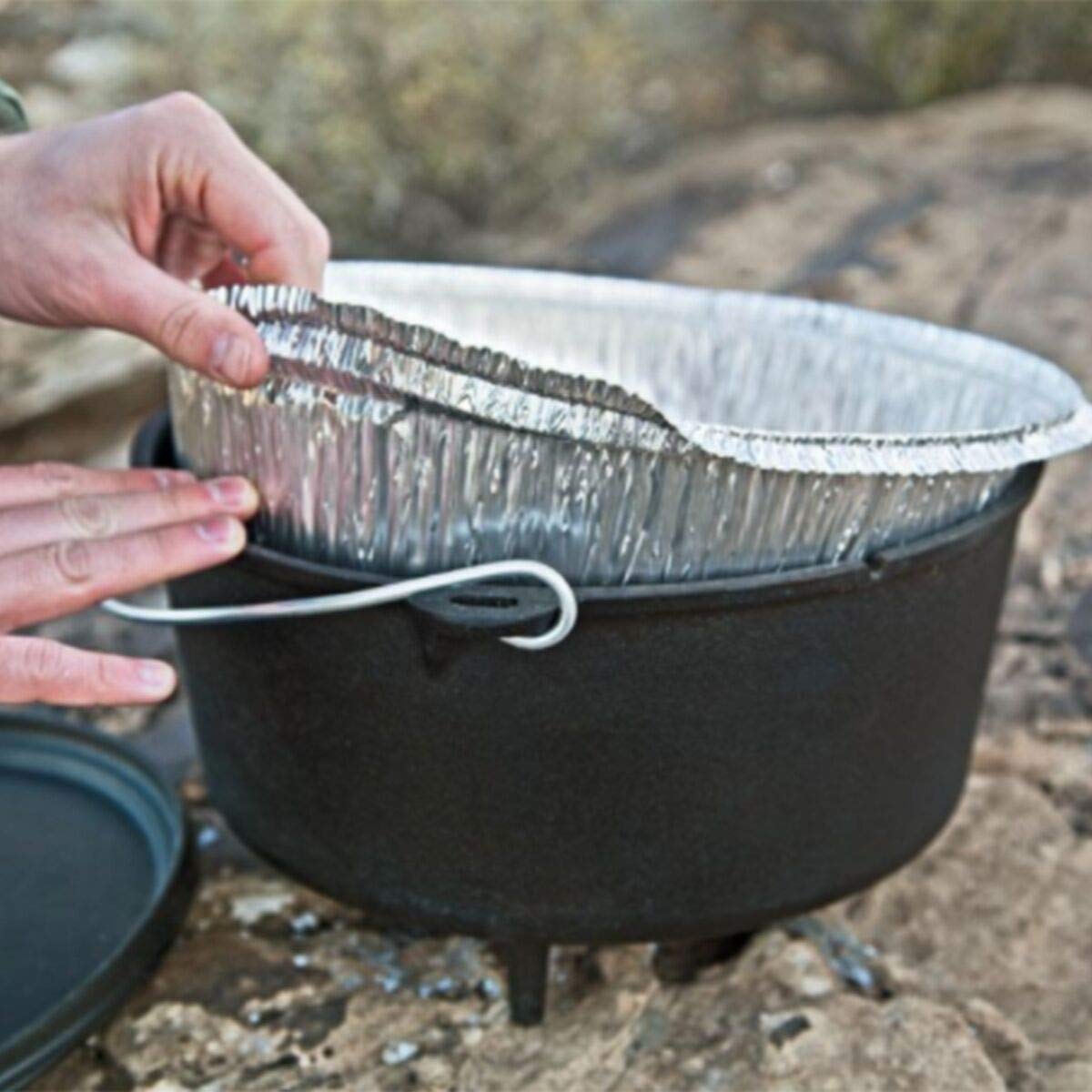 Aluminum Dutch Oven Liner 14" - 3 Pack