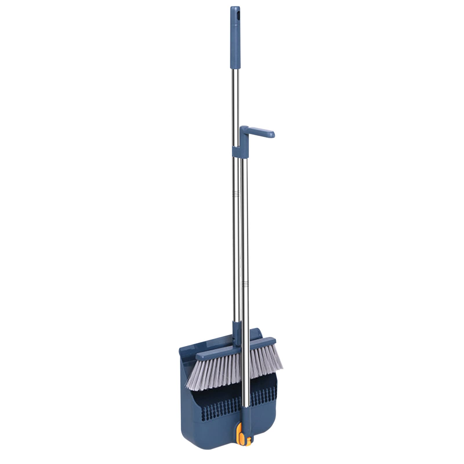 Broom and Dustpan Set 180° Rotatable Magic Broom Standing Storage Buckle Type Brooms for Sweeping Indoor Hand Broom for Home & Kitchen, Outdoor Broom Household Cleaning Tool Home Essentials Cute Stuff