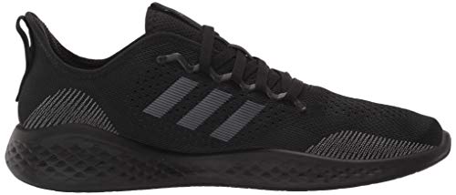 adidas Men's Fluidflow 2.0 Trail Running Shoe, Black/Grey/Black, 9