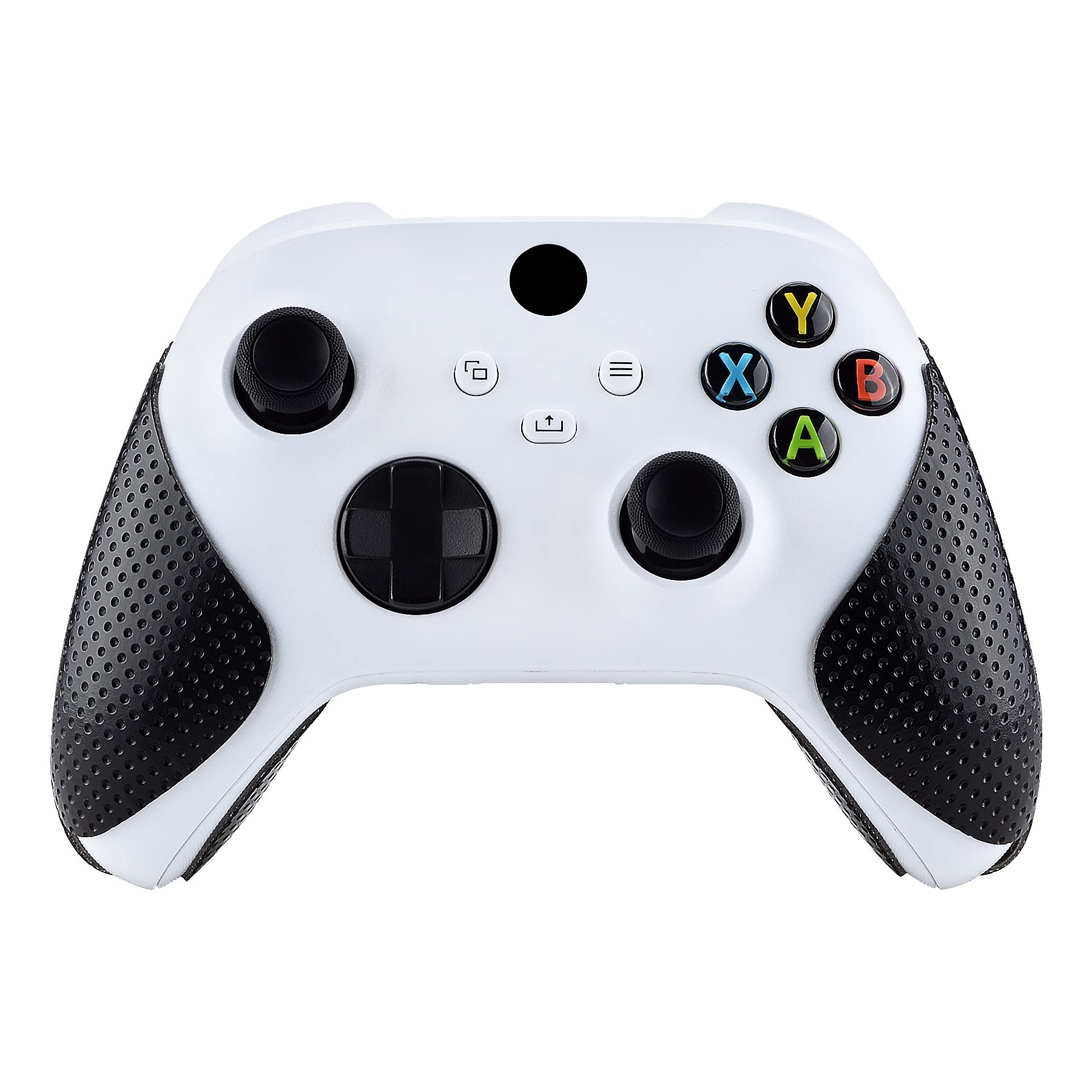eXtremeRate PlayVital Anti-Skid Sweat-Absorbent Controller Grip for Xbox Series X/S Controller, Professional Textured Soft Rubber Pads Handle Grips for Xbox Series X/S Controller - 3D Concave