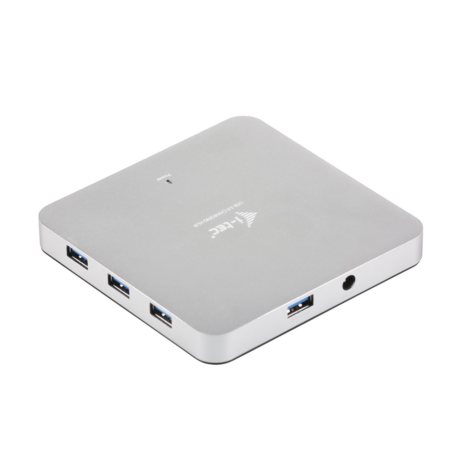 i-tec USB 3.0 10-Port Metal Charging Hub with Power Adapter 10x USB 3.0 Ports for Windows MacOS Linux Android