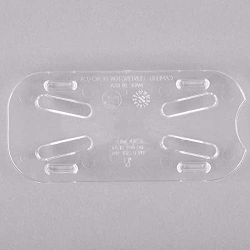 Cambro Clear 1/9 GN Drain Shelf, 6/PK, 90CWD-135