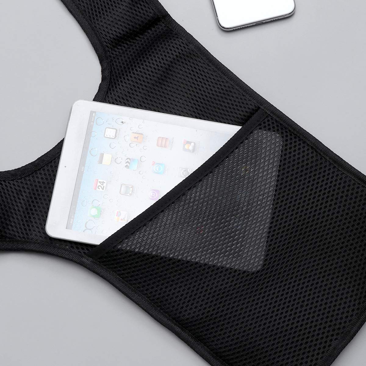 FENICAL Anti- Hidden Underarm Shoulder Wallet Bag Portable Travel Holder Phone Bag for Women Men Unisex (Left Shoulder)