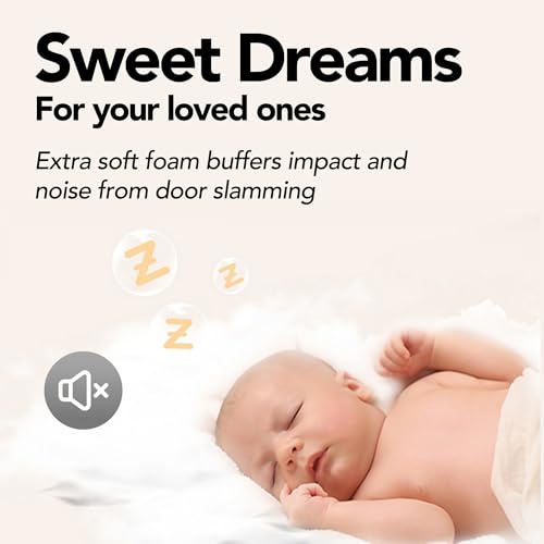 Door Finger Pinch Guard 3 Pack Thick Foam Anti Door Slam Preventer Stopper Silencer Baby Proofing to Keep Doors Open