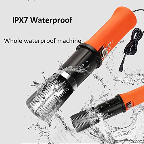 Speder Fish Scaler Corded Electric Fish Scale Remover Scraper Cleaner Kit with Waterproof Powerful Motor and AC Power Adapter for Fish Scaling