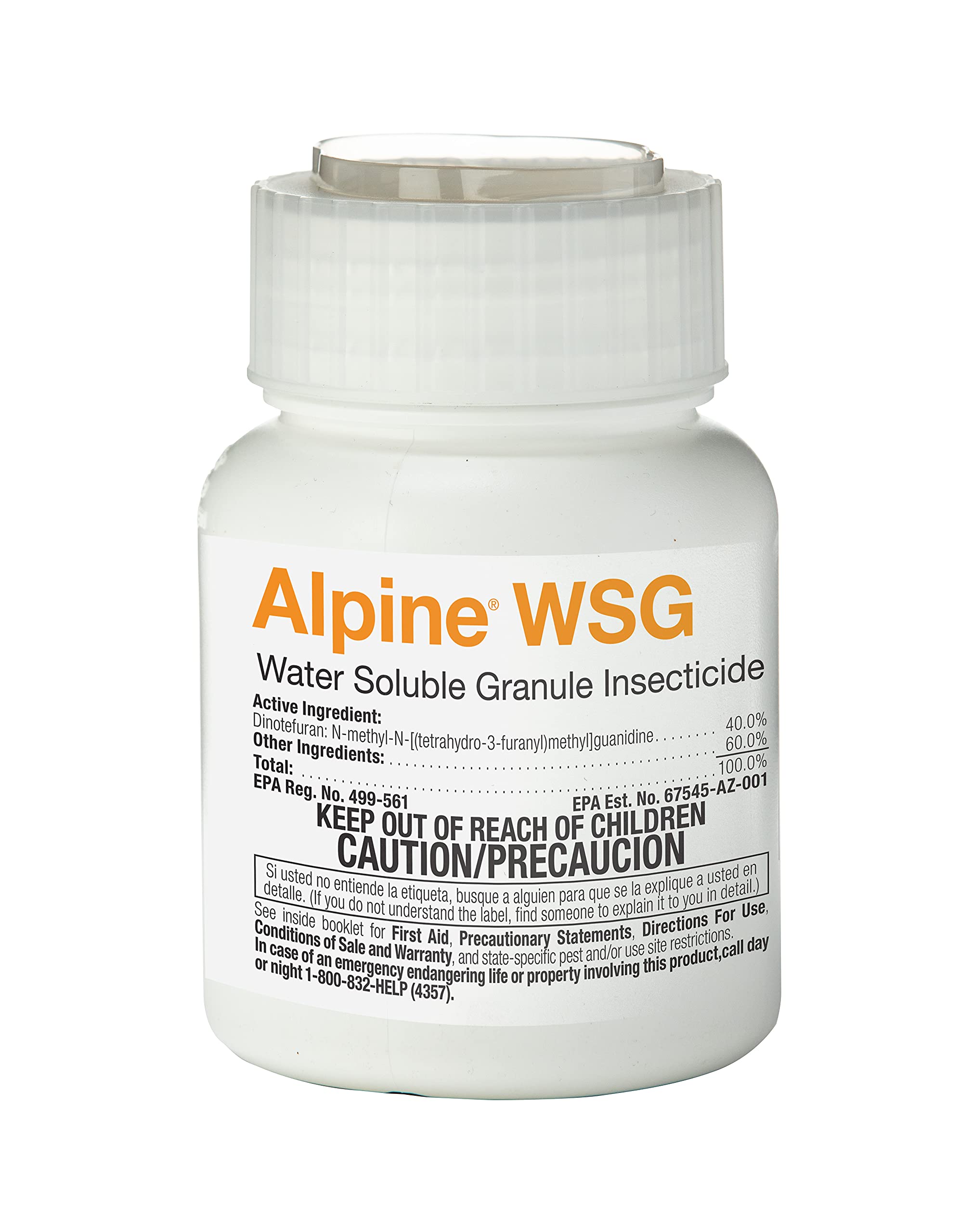Alpine 1085 WSG 500g Jar, Clear & BASF 4316277914 WSG-200 Gram Tip and Pour Bottle Alpine WSG 200G, Clear