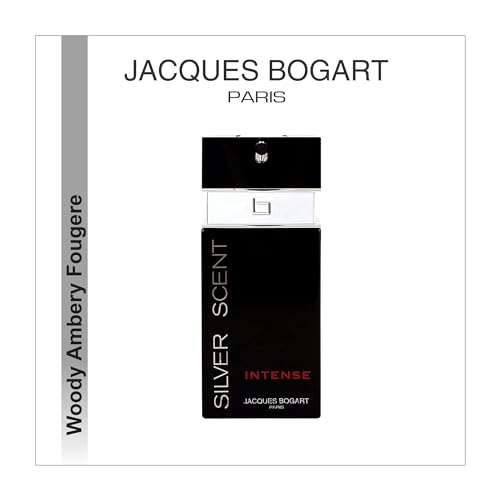 Jacques Bogart Silver Scent Intense Men Eau De Toilette Spray, 3.33 Ounce
