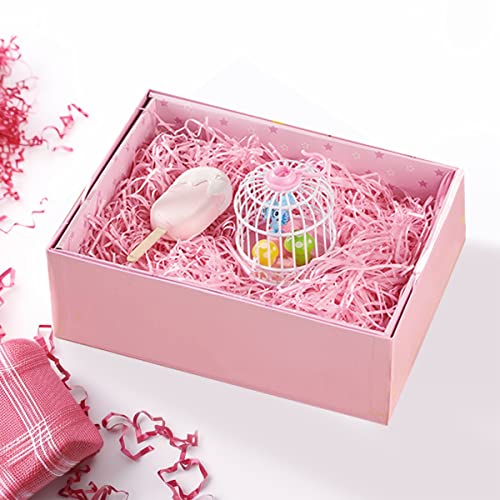 COFEETBO Basket Grass,Crinkle Cut Tissue Paper for Easter Gift Box Wrapping Packing Filling,Recyclable DIY Craft Basket Shred Confetti Raffia Paper Filler,100g 3.53oz Party Decoration