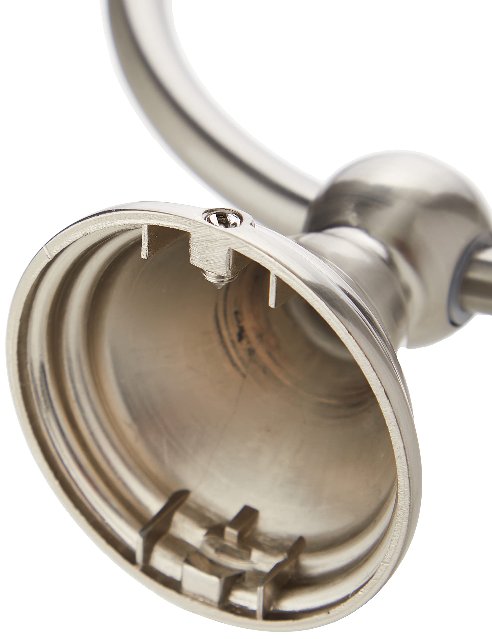 Amazon Basics AB-BR807-PC Modern Towel Ring, 6.3-inch Diameter, Round, Polished Chrome