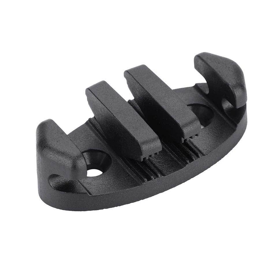 Aurorad Kayak Zig Zag Cleat Anchor Trolley Cleat for Cleat Canoe Deck Marine Fishing Boat Replacement Rowing Boats Accessory