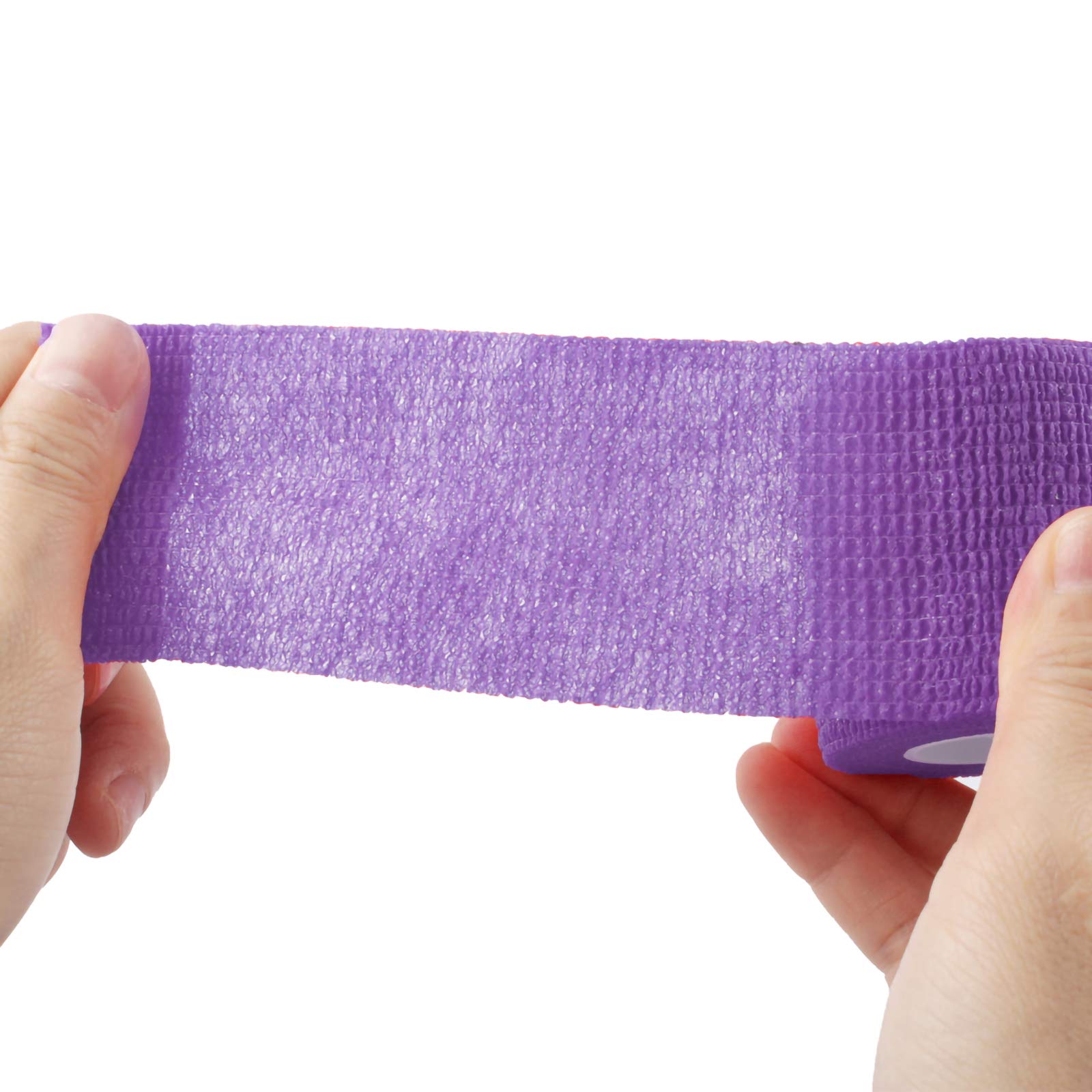 Andux Self-Adhesive Bandage 4 Rolls Cohesive Wrap Bandaging Tape ZZTXBD-04 (Purple)