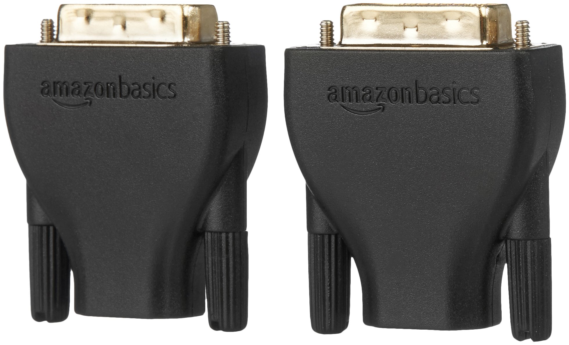 Amazon Basics Gold-Plated HDMI to DVI Adapter (4 Pack), Black