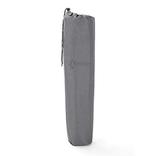 ARROWHEAD OUTDOOR 26” (66cm) Heavy-Duty Portable Camping Folding Table, 2 Cup Holders, Compact, Square, Carrying Case Included, Steel Frame, High-Grade 600D Canvas, USA-Based Support