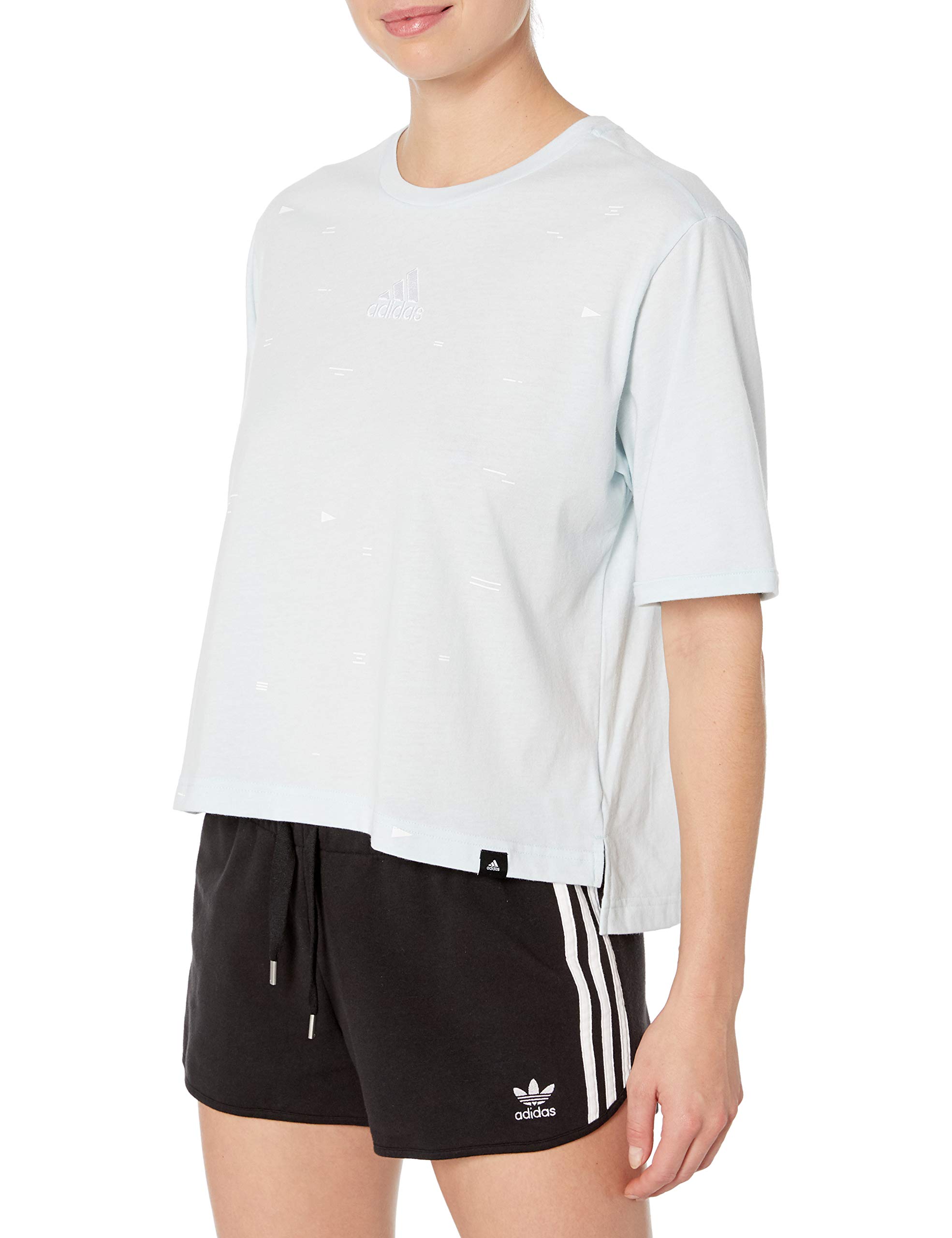 adidas Women's Geo Graphics Sky Tint Small
