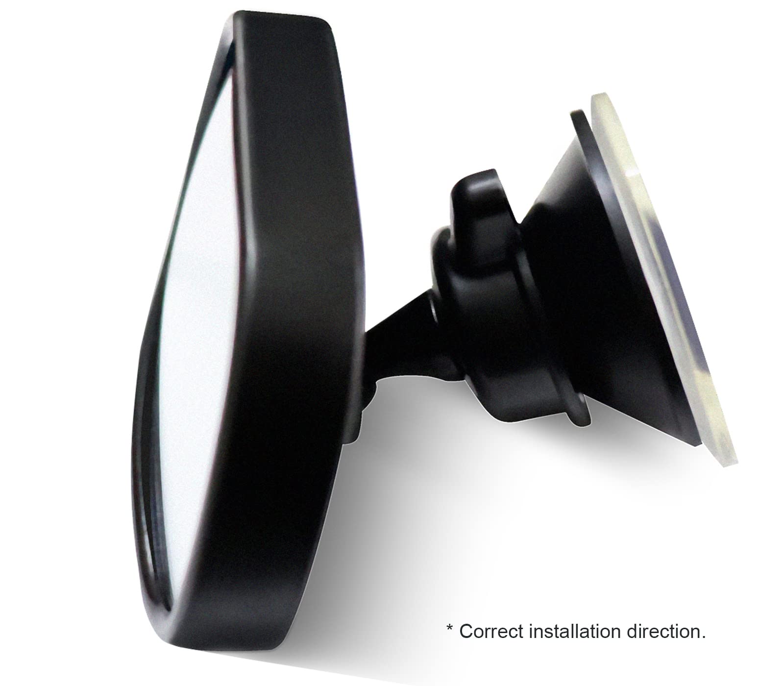 Baby Car Mirror, Baby Car Mirror Rear Facing Car Mirror Baby Rear Facing Seat Suction Cup Adjustable for Inner Front Windshield, Crash Tested and Certified for Safety-1 Clip & 1 Suction Cup