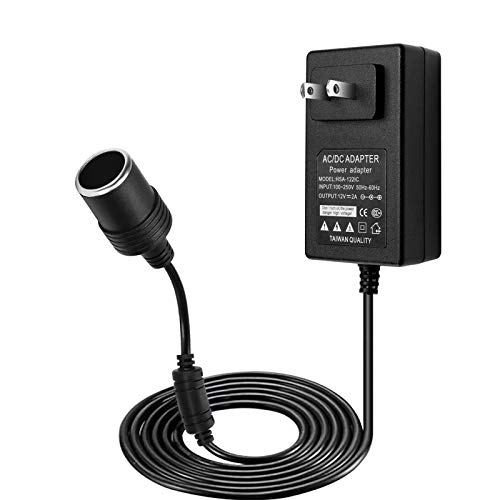 ABLY AC to DC Converter 2A 24W Car Cigarette Lighter Socket 100-250V to 12V AC/DC Power Adapter for Car Charger MP3 Player Car Telephone Automotive Razor etc.