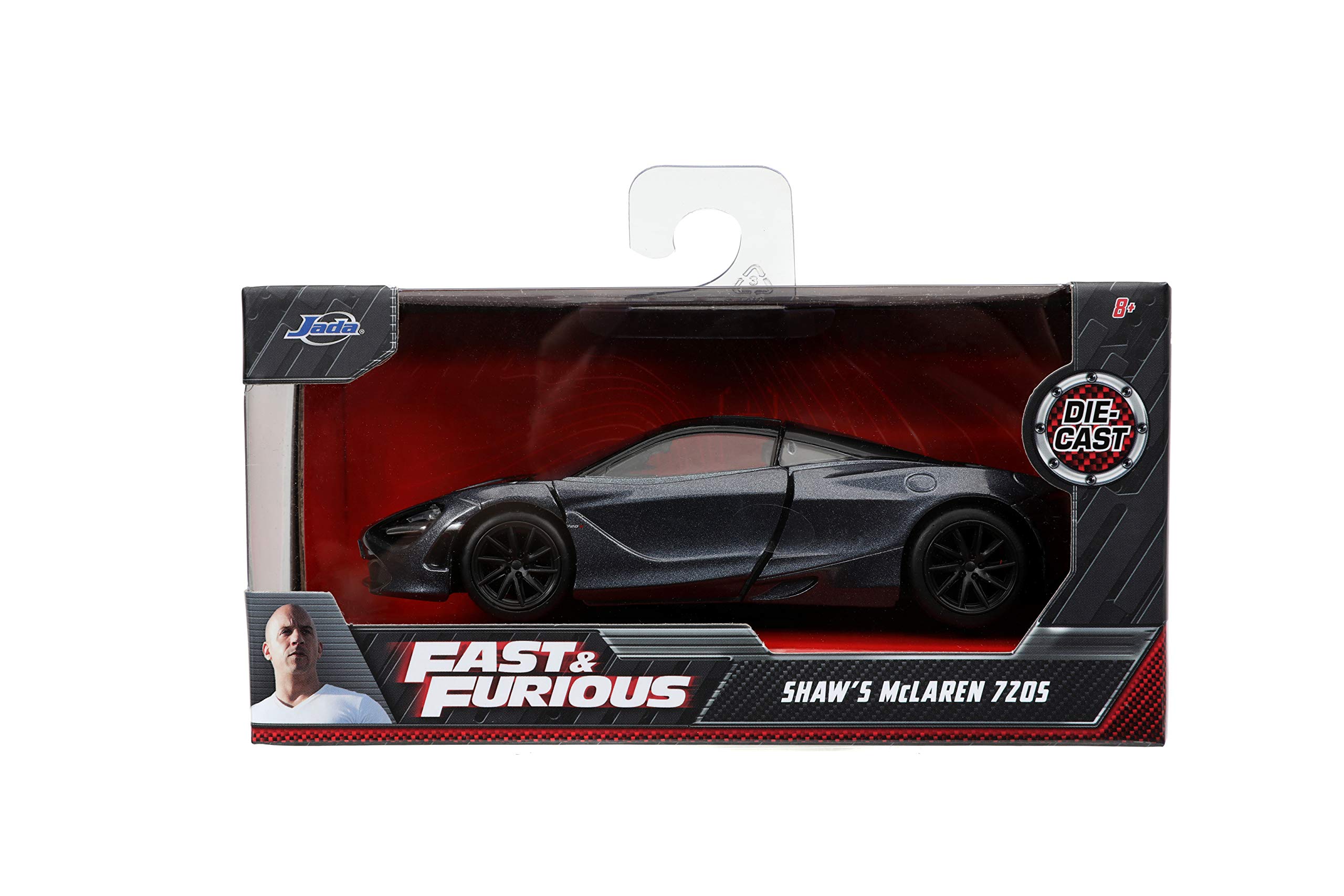Fast & Furious Presents: Hobbs & Shaw Shaw's 1:32 McLaren 720S Die-cast Car, Toys for Kids and Adults