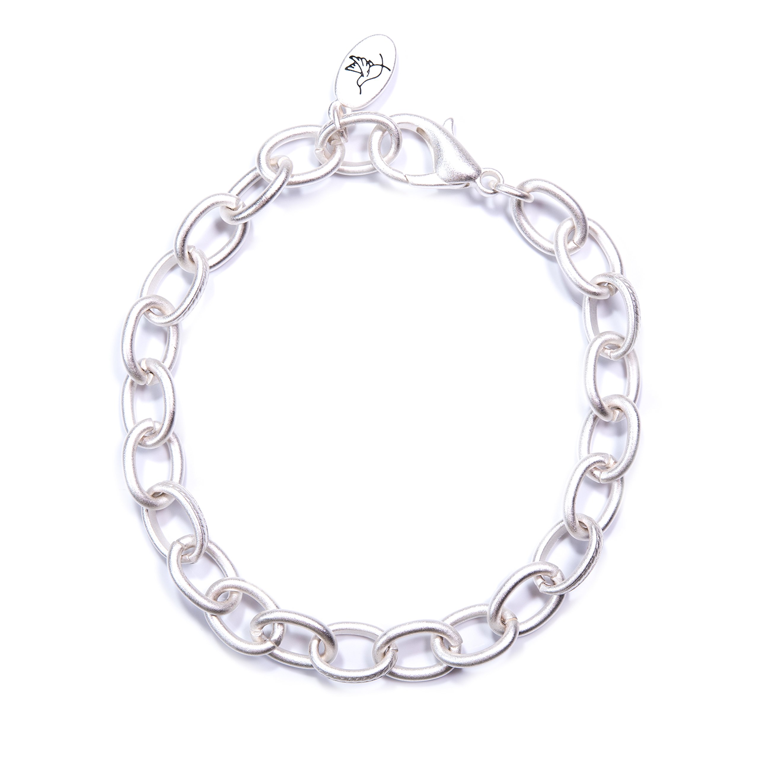 Amanda Blu Chain Bracelet - Matte Silver