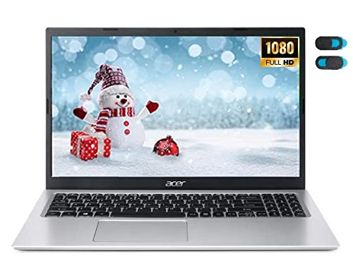 acer 2022 15.6 Full HD Laptop, FHD Display, Aspire 1, Intel Celeron N4500, 8GB DDR4, 128GB eMMC, Windows 10 S Mode, 1 Year Microsoft 365+ YSC Accessory (Silver)