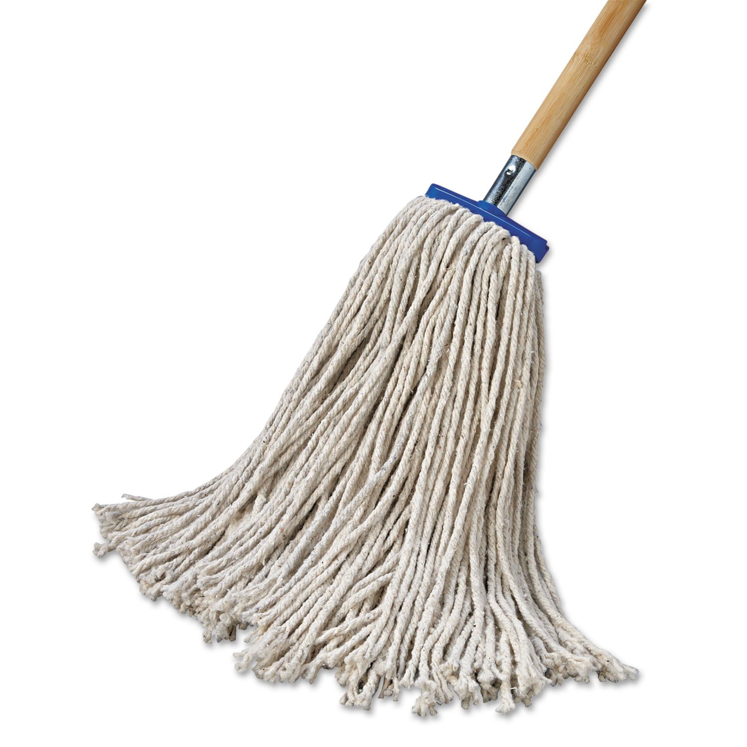Boardwalk 720C Mop Head, Economical Lie-Flat Head, Cotton Fiber, 20oz, White, 12/Carton