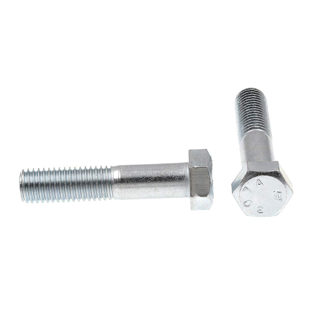 Prime-Line 9061158 Hex Bolts, 5/8 In.-11 X 3 In., A307 Grade A Zinc Plated Steel (15 Pack)