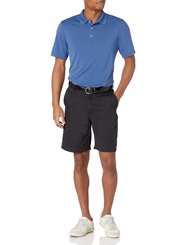 Amazon Essentials Men's Regular-Fit Quick-Dry Golf Polo Shirt - Discontinued Colors, Blue, X-Large